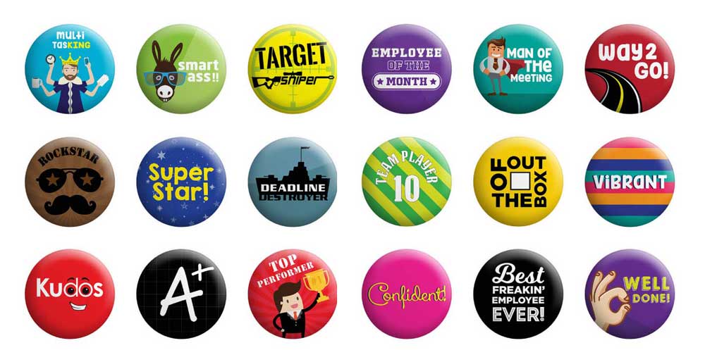 Fun Tip #7: Give Appreciation Badges as Spot Awards – Engrave - Awards ...