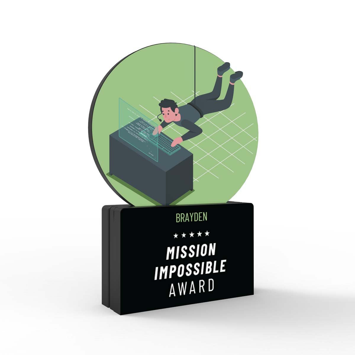 Mission Impossible Award – Engrave - Awards and More